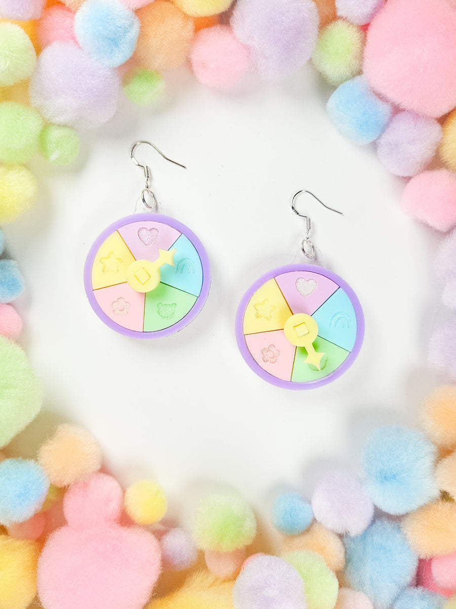 Lucky Spin Fidget Earrings – PopPastel