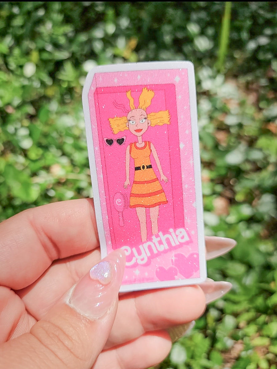 Cynthia Glitter Sticker – PopPastel